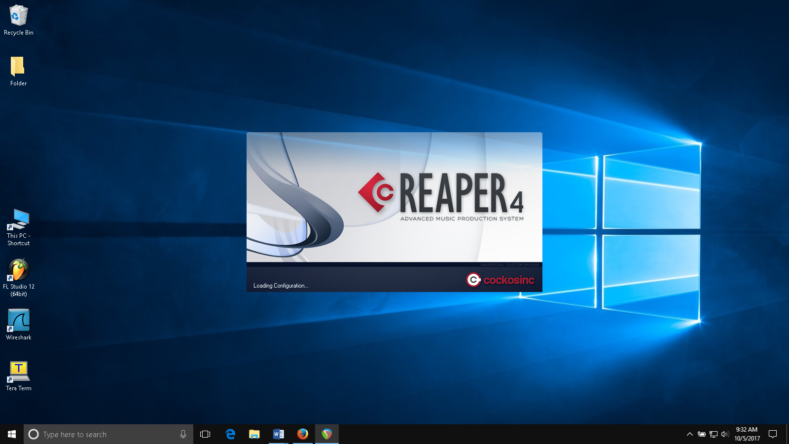 REAPER : Custom Splash Screens | Jake Duffie Audio
